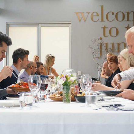 Family style share plates table buffet • CHEFIN Inc.