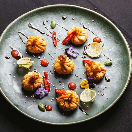 Family style share plates table buffet • CHEFIN Inc.