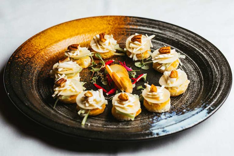 From prep to plate: A behind-the-scenes look at how chefs create canapés